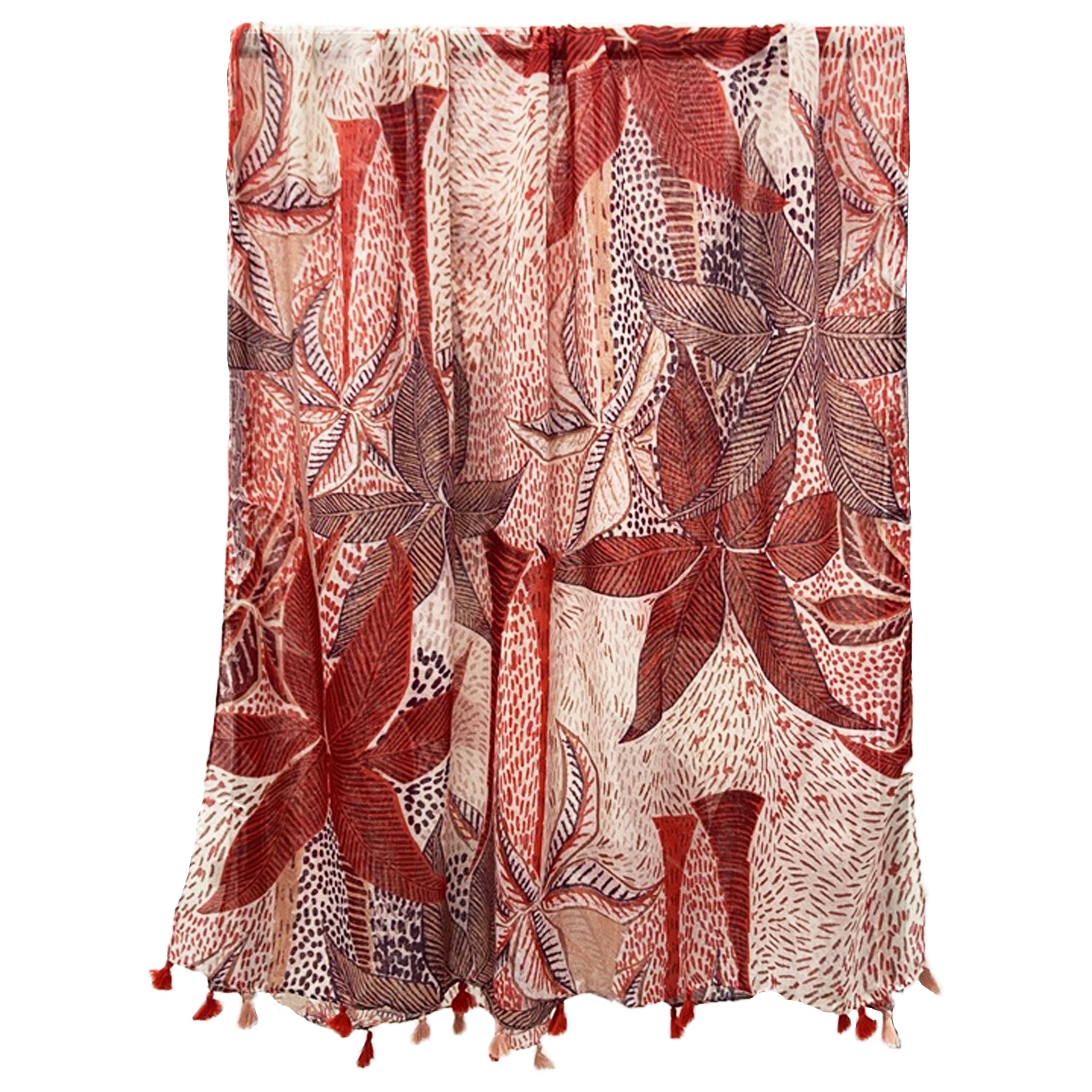 Crimson Canopy Shawl – Yen's Studio